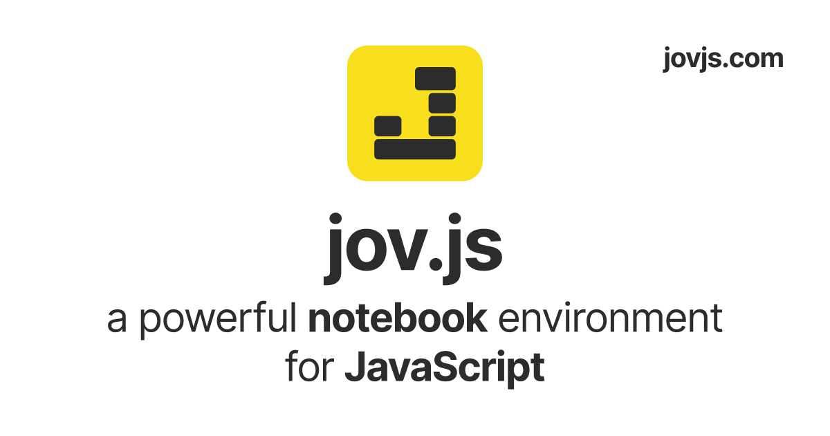 Jovjs - JavaScript Notebook App